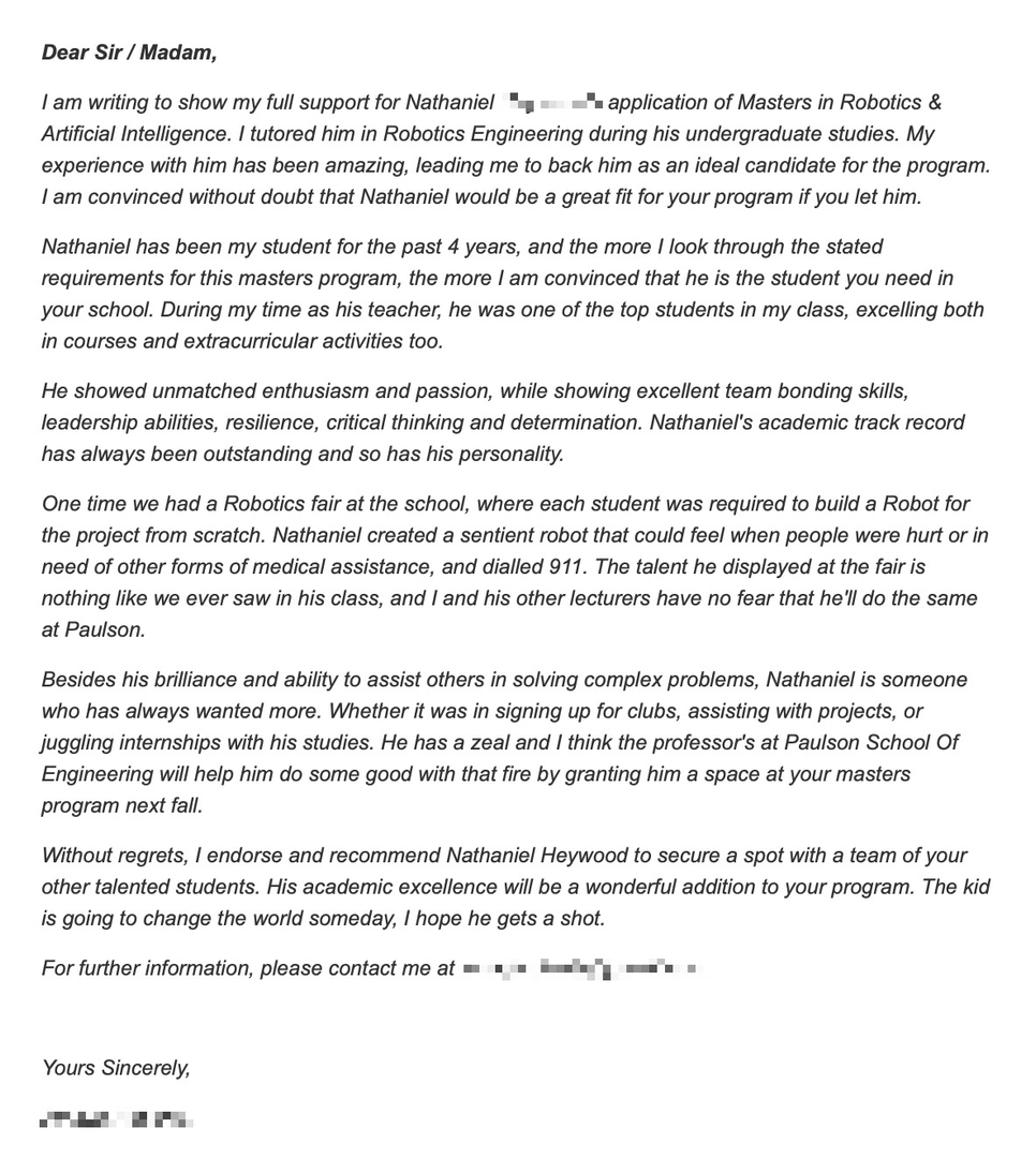 How to Write a Letter of Recommendation With AI