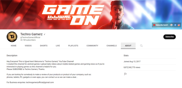 AI YouTube Channel Description (Bio) Generator