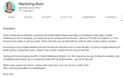 AI YouTube Channel Description (Bio) Generator